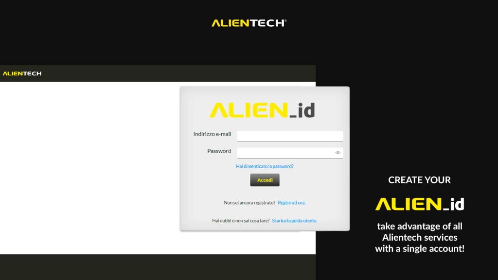 Crea il tuo ALIEN_id! - Alientech News & Blog